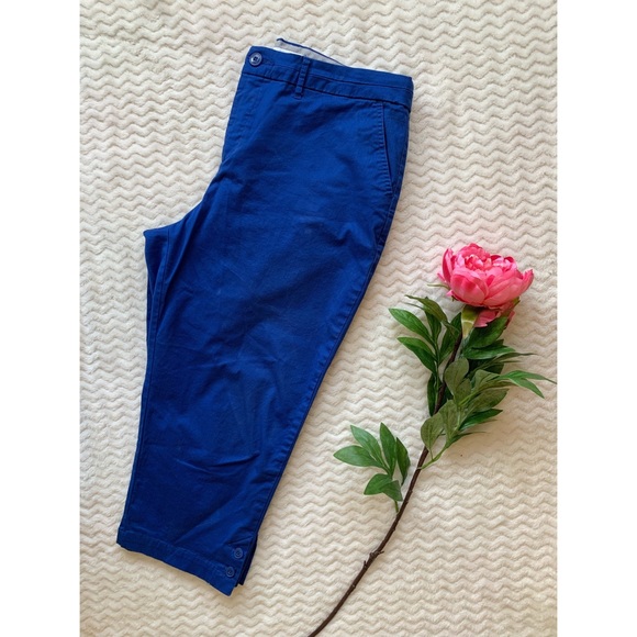 croft & barrow | Pants & Jumpsuits | Croft Barrow Blue Capris Size 8 ...
